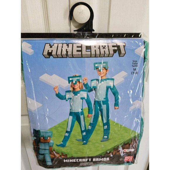 Disguise | Costumes | Minecraft Armor Deluxe Kids Costume Steve Alex ...
